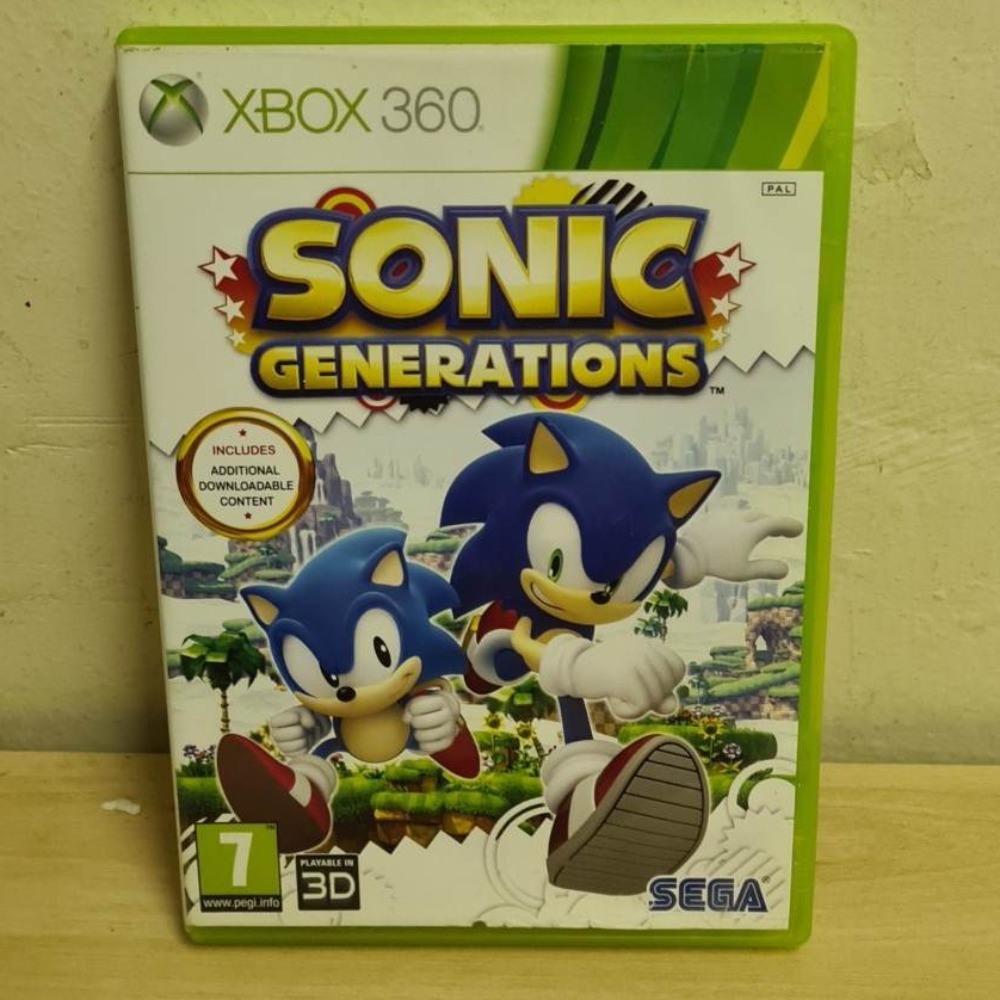 Pre-owned Microsoft Xbox 360 game Sonic Generation Xbox 360 Game ...